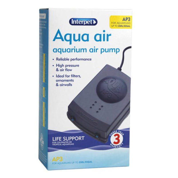 Interpet Air Pump Aqua Air AP3 – Water World Pet & Aquatic Centre
