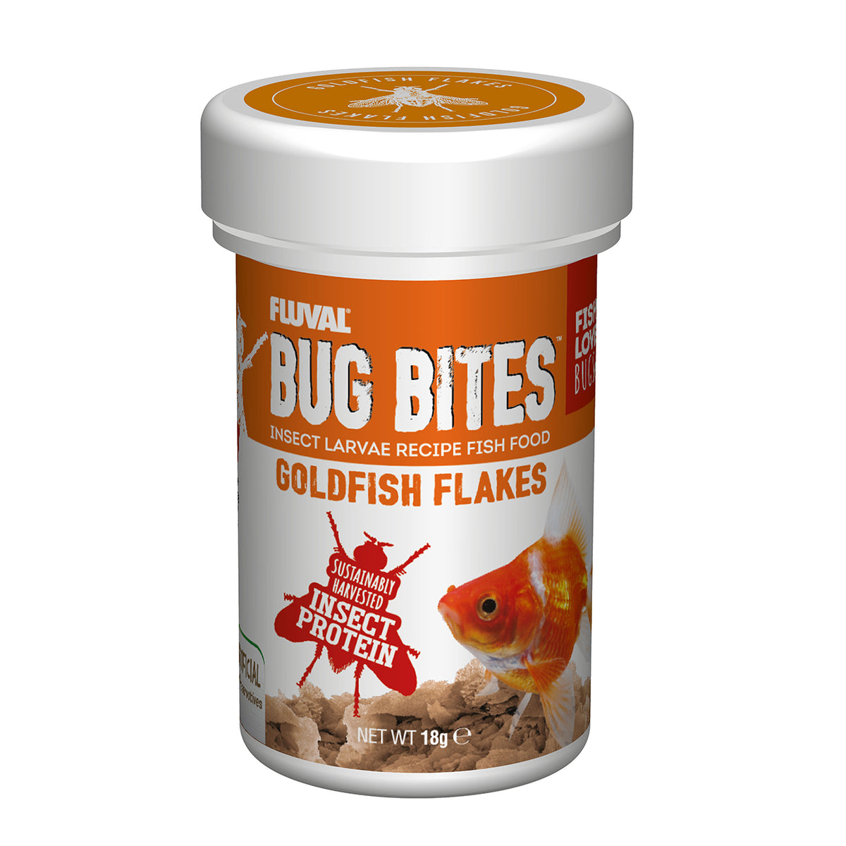 Fluval Bug Bites Goldfish Flakes – Water World Pet & Aquatic Centre