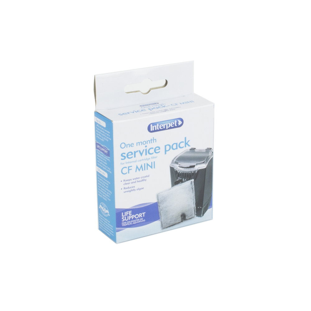 Interpet Internal Cartridge Filter CF Mini - 1 Month Service Kit ...
