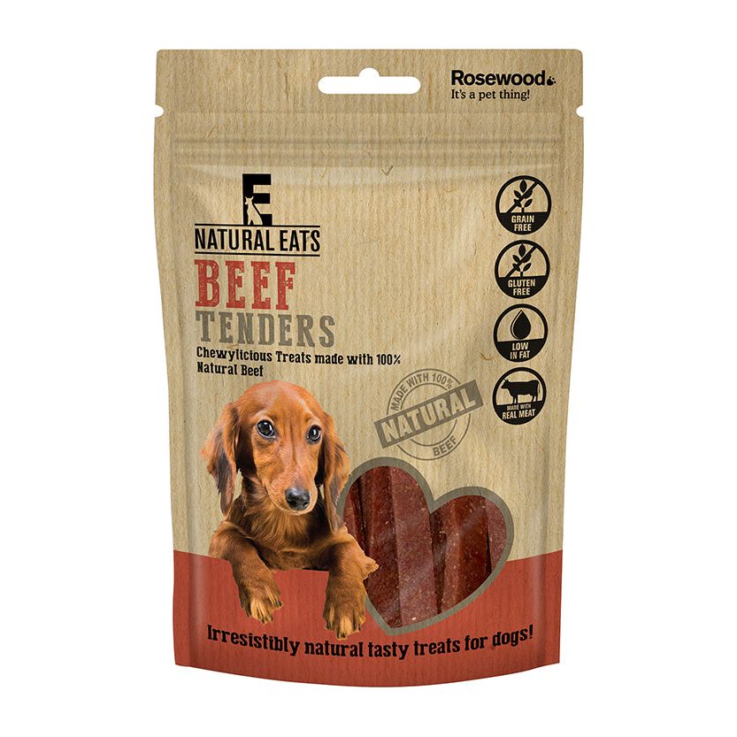 Beef Tender Strips Dog Treats 80g – Water World Pet & Aquatic Centre