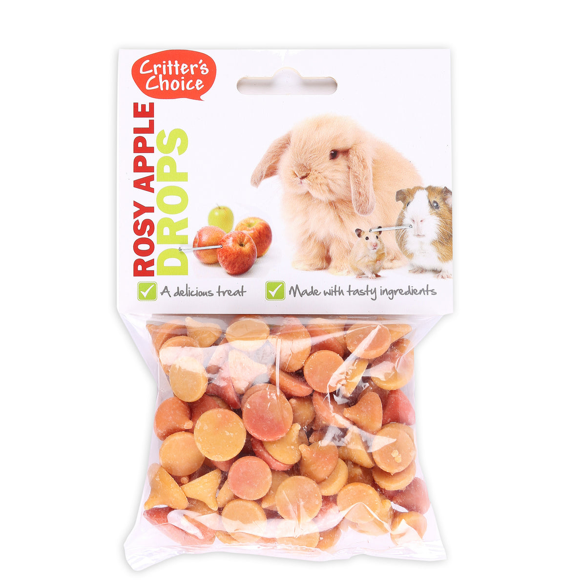Critter's Choice Rosey Apple Drops 75g – Water World Pet & Aquatic Centre